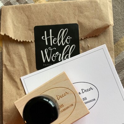 Custom Stamp, Create Your Own Custom Text Stamp, Stamp With Your Text ...