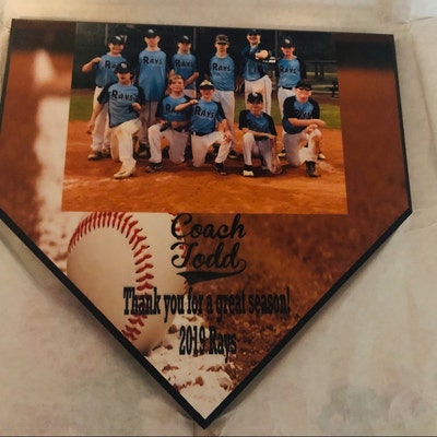 Baseball Home Plate Plaque, Baseball Award, Team Gift, Baseball Gift ...