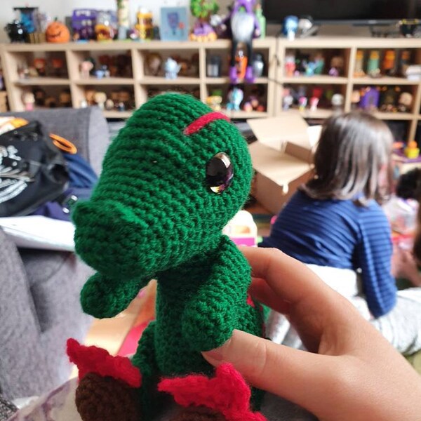 Raptor Pattern, Raptor Crochet Pattern, Dinosaur Pattern, Dinosaur ...