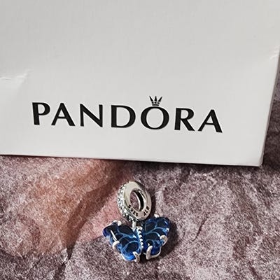 New Pandora Rose Gold Pink Pave Daisy Flower Charm 788797C01 W/box - Etsy