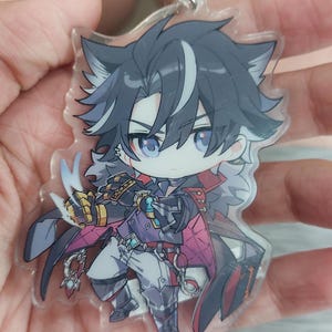 Bennett and Razor Keychains Genshin Impact Arcylic Charms - Etsy