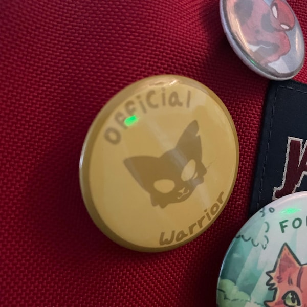 Will Be Shipped on the 24th!! Warrior Cats Medicine Cat Button Pins! - Etsy
