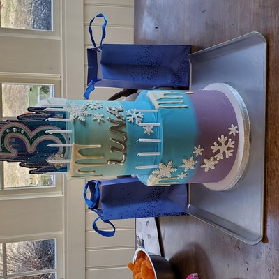 Frozen Number Age Cake Topper Frozen Birthday Party Winter Themed Party ...