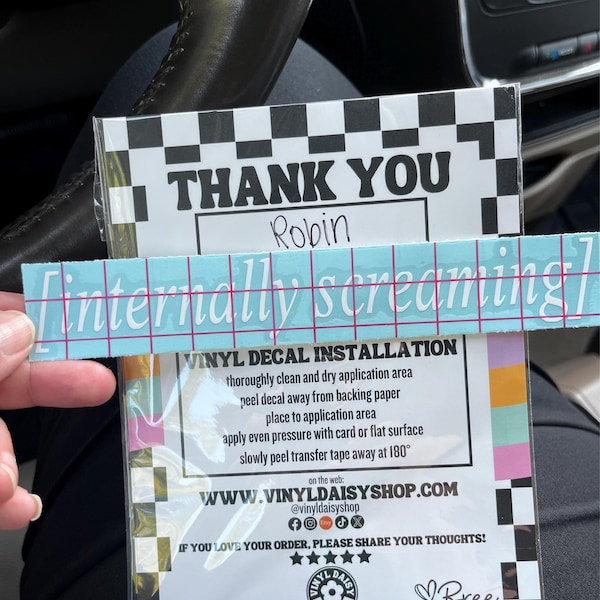 Crying but Trying Decal, Car Decal, Laptop Sticker, Funny Bumper ...