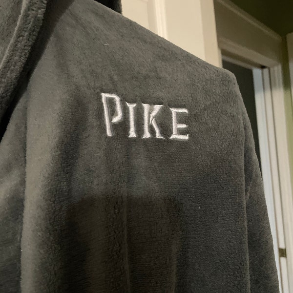 Personalized Men's Holiday Gift Robe, Custom Gift for Him, Monogrammed ...