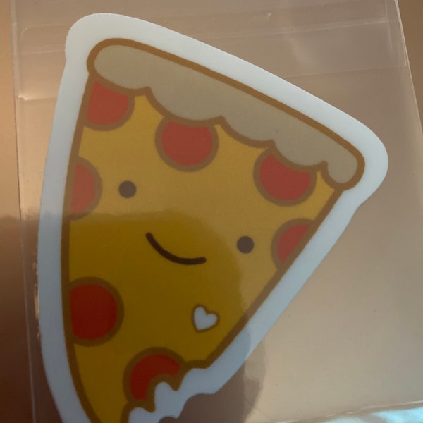 Pizza Sticker - Vinyl Sticker - Waterproof - Dishwasher-safe - Laptop ...
