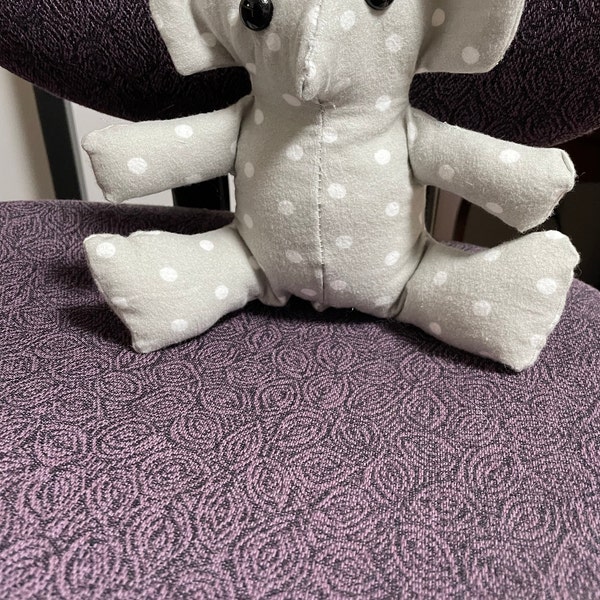 Elephant Pattern Easy Stuffed Animal Pattern Kids Sewing Pattern Easy ...