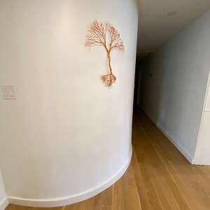 Sculpture Wire Tree Wall Decor Silver Home Gift Nature Art - Etsy