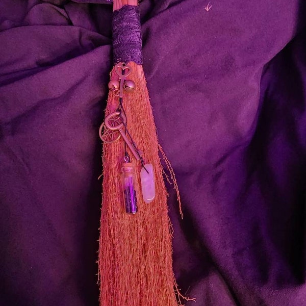 Witch Broom, Altar Besom, Pagan, Protection Besom, Wicca Broom,witch Besom,unscented Broom ...