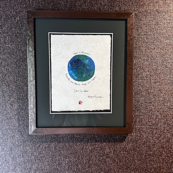 Be Joyful, Even When You Have All the Facts. - Wendell Berry ...hand ...