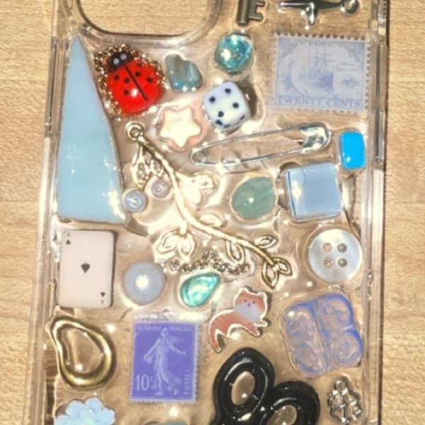CORALINE THEMED Custom Resin Charm Phone Case EXAMPLE - Etsy