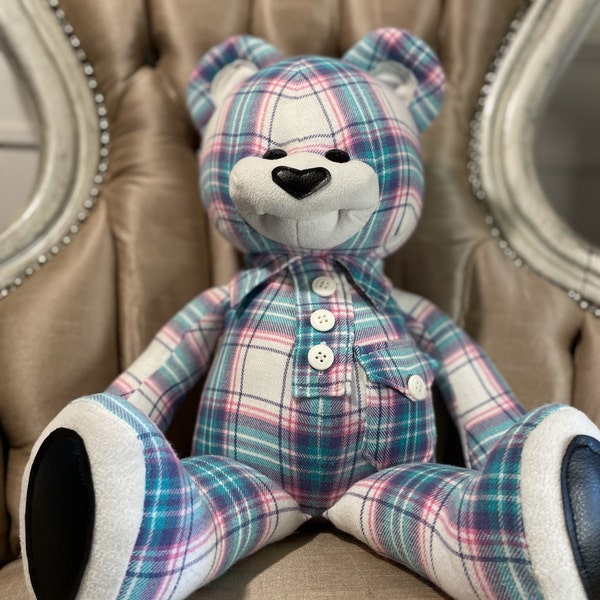 Bur Bearry Memory Bear - Etsy