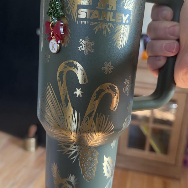 40oz Tumbler, 30oz Tumbler, Christmas Stanley, Winter Tumbler, Laser ...