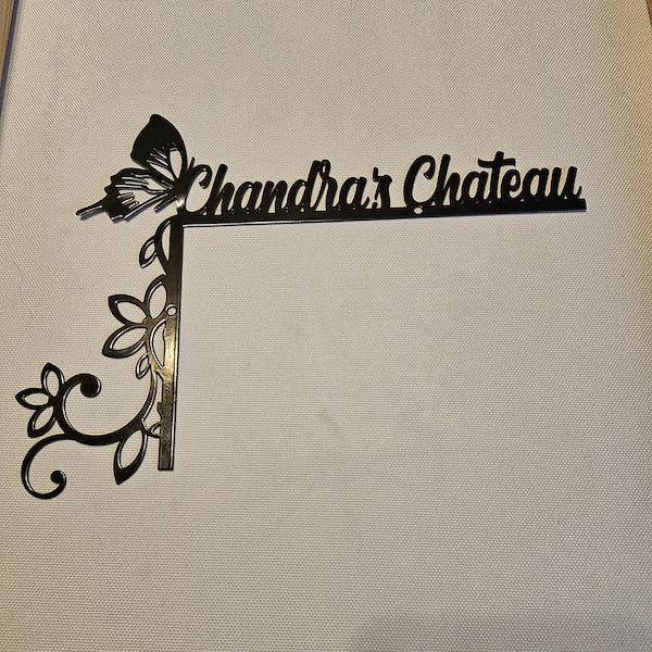 Personalized Butterfly Door Topper, Over the Door Sign,door Corner Sign ...