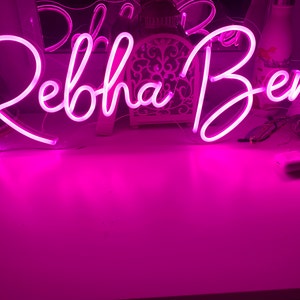 Lady Neon Sign Handmade Custom Neon Signwedding Light | Etsy