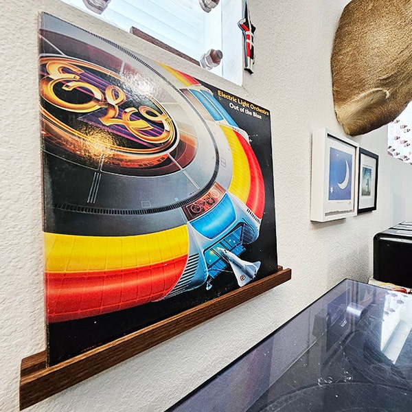 Wall Mount Record Rack Double Size Now Playing Model - Etsy