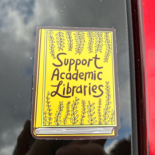 Support Public Libraries Book Sticker Library Science Books - Etsy