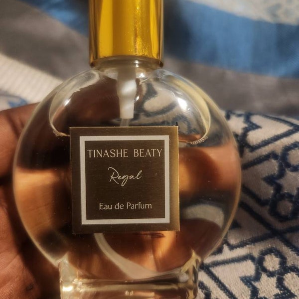 Custom Adhesive Metal Perfume Label Will Add Value to Your Square or ...