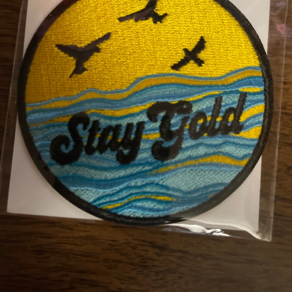 Stay Gold- Iron on Patch - Etsy