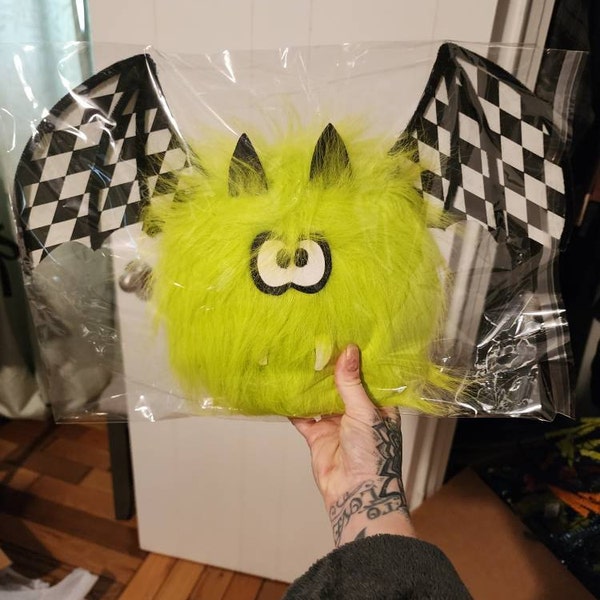 Harlequin Halloween Bats, Furry Bat Wreath Attachment, Trick or Treat ...