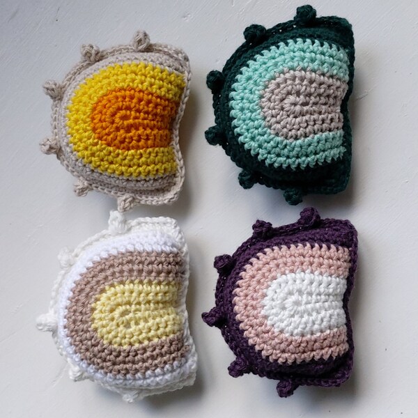 Boho Celestials Rattle Duo Crochet Pattern | Crochet PDF Pattern | Moon ...