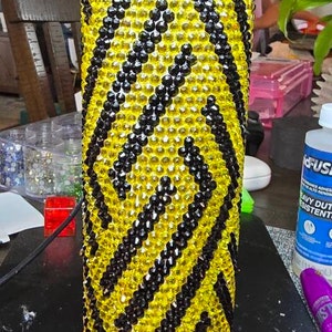 Purple Rhinestone Tumbler Template, Ss20 Rhinestone Template, Ss6 ...