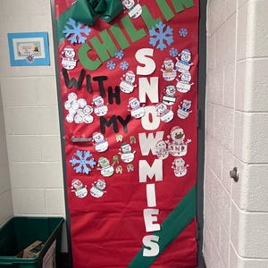 Winter Bulletin Board Printable | Snowman | Chillin' With My Snowmies ...