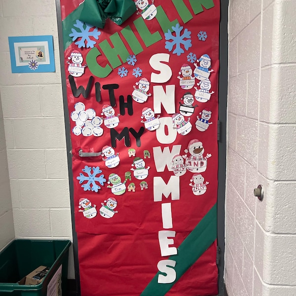 Winter Bulletin Board Printable | Snowman | Chillin' With My Snowmies ...