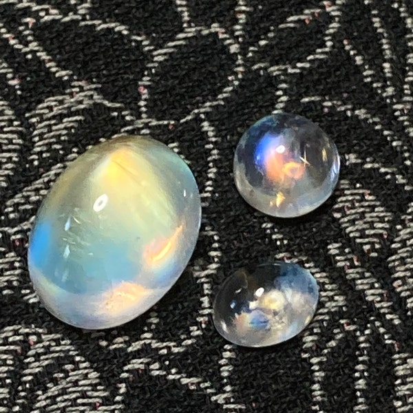 Opal Gemstone Fire Play Opal Ethiopian Opal Loose Cabochon Ring Size ...