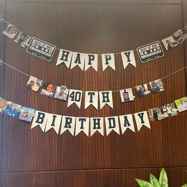 BEST OF 1986 - 40th Birthday Banner 1986 Banner 1986 Party Decorations ...