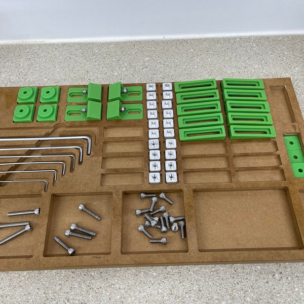 CNC Bit & Work Holding Drawer Organizer Build Plans and CAD Files - Etsy