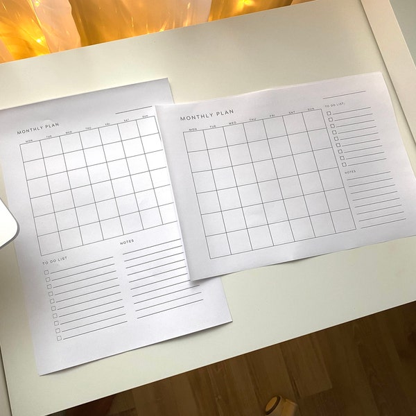 Printable Weekly Planner on 2 Pages With Daily To-do List, Customizable ...