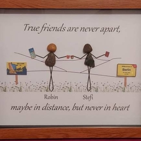 Best Friends Pebble Art - Besties Forever - Friend Gift - Bffs ...