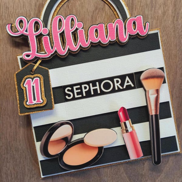 Cupcake Sephora-deluxe Inspired Cupcake Topper Digital File PDF PNG JPG ...
