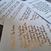 Personalised REAL Silver Foil Prints Custom Quote Poster Sign Wall Art ...