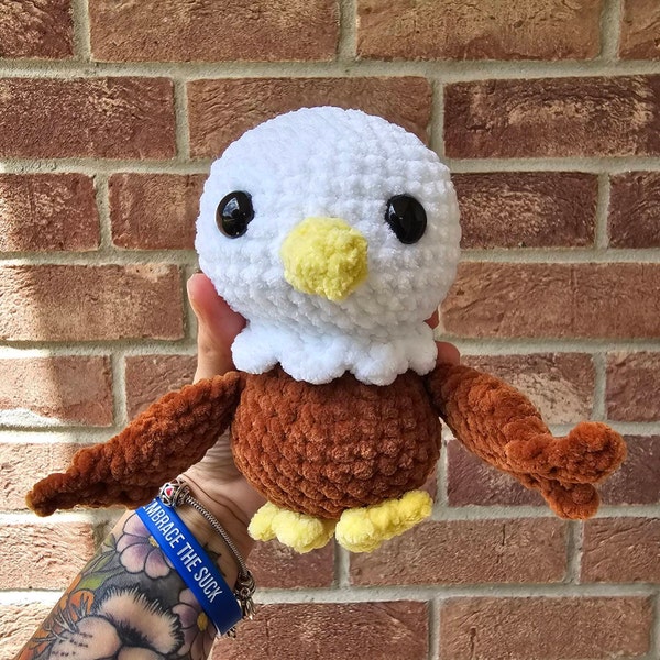 Pattern: Emma the Eagle Crochet, Amigurumi Eagle Pattern, Crochet Eagle ...