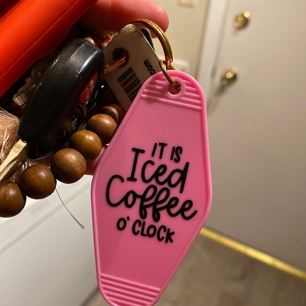 Customizable Dorm Keychain - Motel Style Keychains, Back to School ...