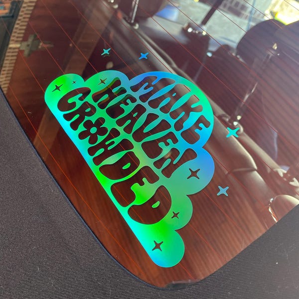 Retro Religious Car Vinyl Decal - Religious Car Window Decal Sticker ...