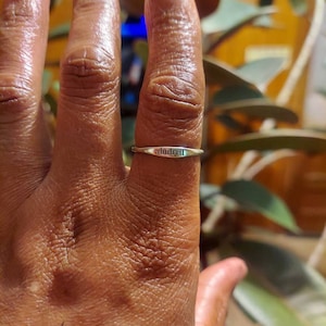 Signature Ring Handwriting Men Ring Memorial Signature Ring Unisex Ring ...