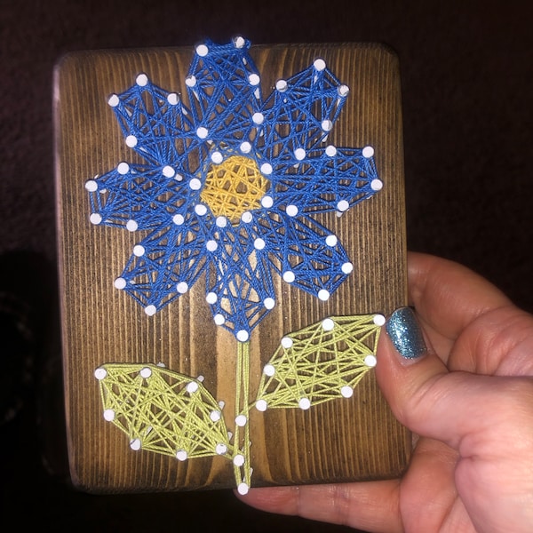 DIY Mini Daisy String Art Kit, DIY Flower String Art Kit - Etsy