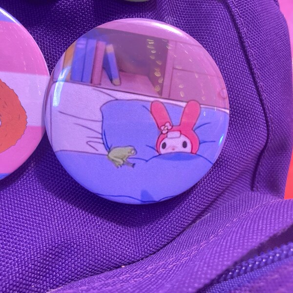 Cute Kawaii Button Pins - Etsy