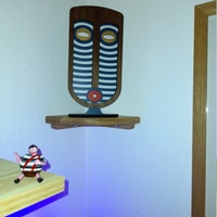 Vintage Radio Wall Art - Retro Handmade Wooden Decor, Classic Radio Art ...