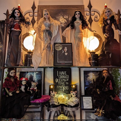 Holler Sign, Goth Decor, Gothic Home, Dark Art, Dark Decor, Horror ...