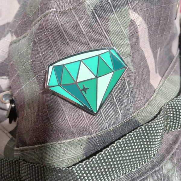 Chaos Emerald Filler Enamel Pins - Silver Enamel & All 7 Different ...