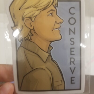 Individual Die Cut Conserve Steve Irwin He Series Sticker - Etsy