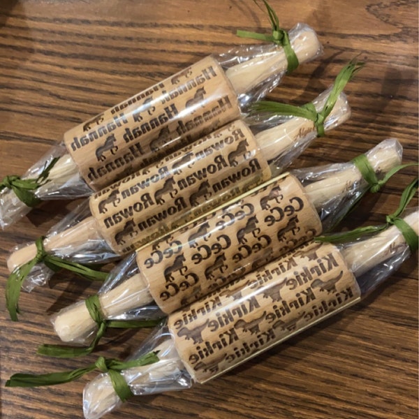 Personalized KIDS Rolling Pin With NAME. Embossing Rolling Pin. Kids ...