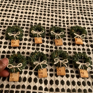 10 Periodic Table Element Scrabble Size Wood Laser Engraved - Etsy