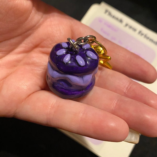 Pretty Patty Burger Clay Keychain, Krabby Patty Keychain, Spongebob ...