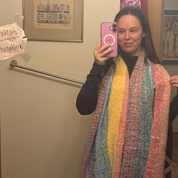 Black Star Scarf, Personalised Gifts for Her, Blanket Scarf Women, Gold ...