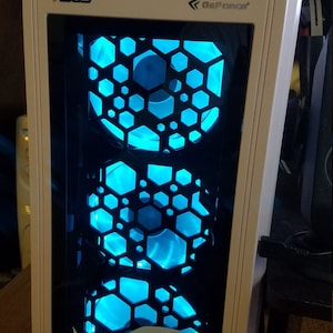 Custom Computer Pc Fan Grill 360mm X 120mm Black Lasercut Acrylic - Etsy